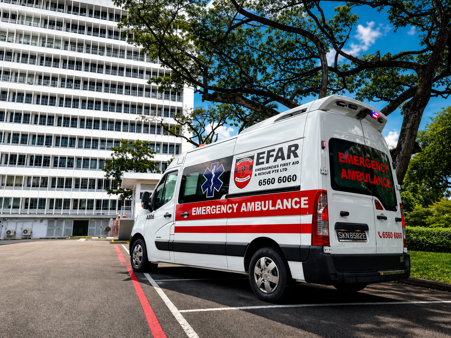 Private Ambulance Service Singapore | EFAR | Ambulance Service ...